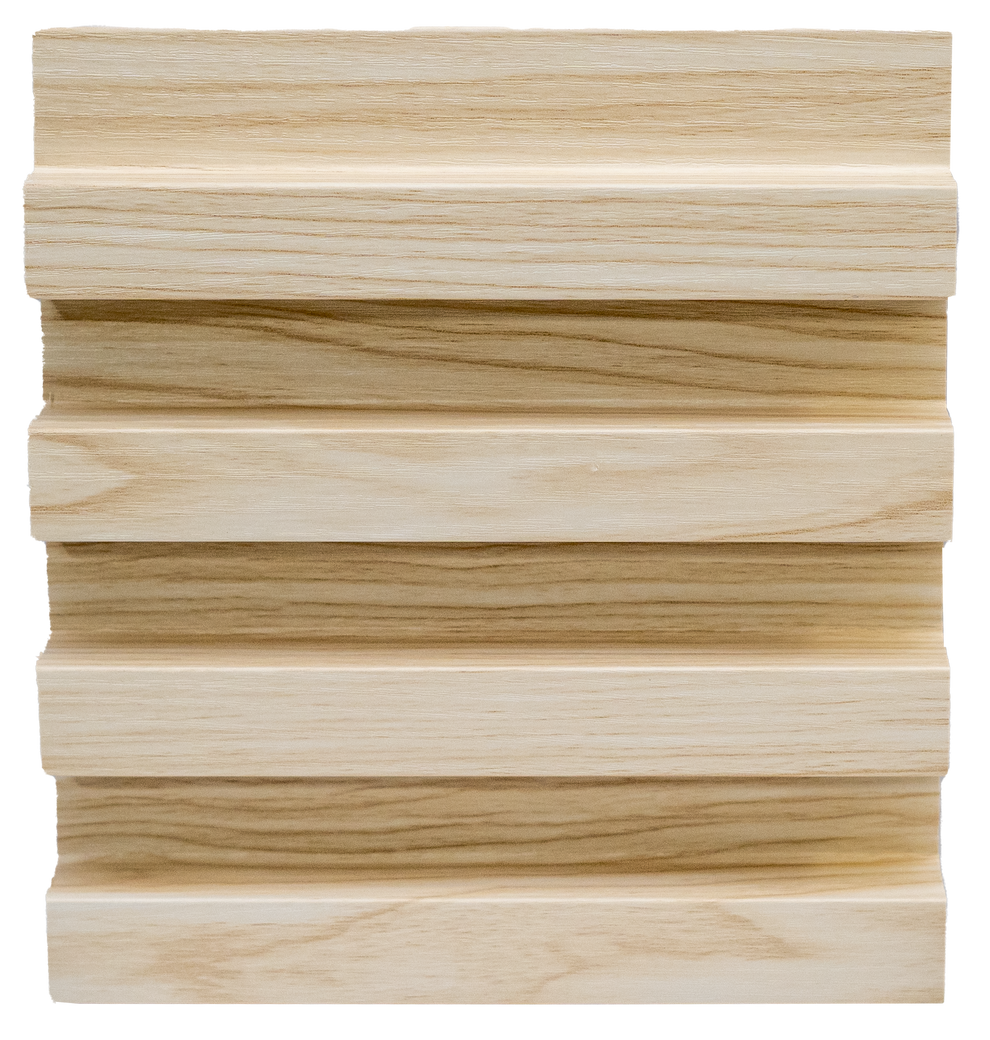 Classic Style White Oak Slat Wall – Belocore Decor